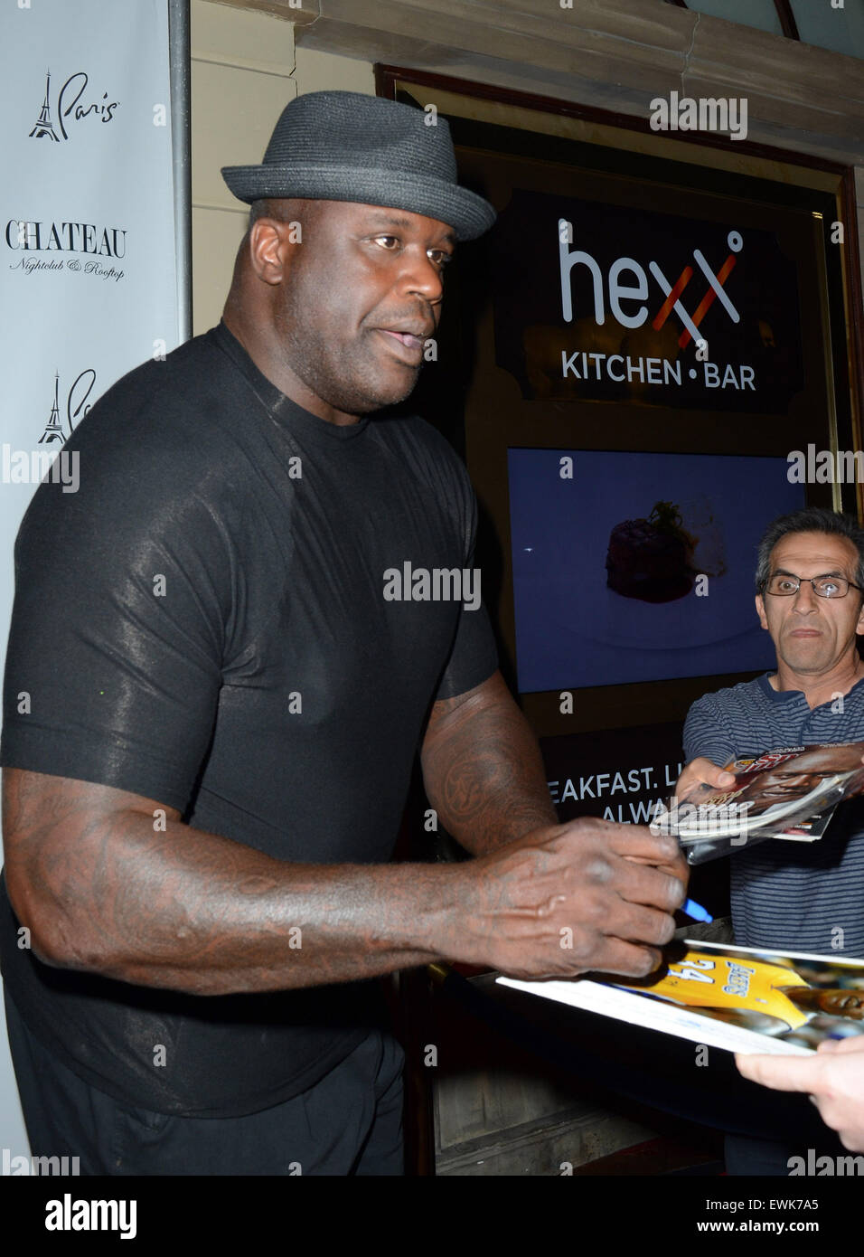 Las Vegas, Nevada, USA. 28th June, 2015. Shaquille O'Neal AKA DJ Diesel ...