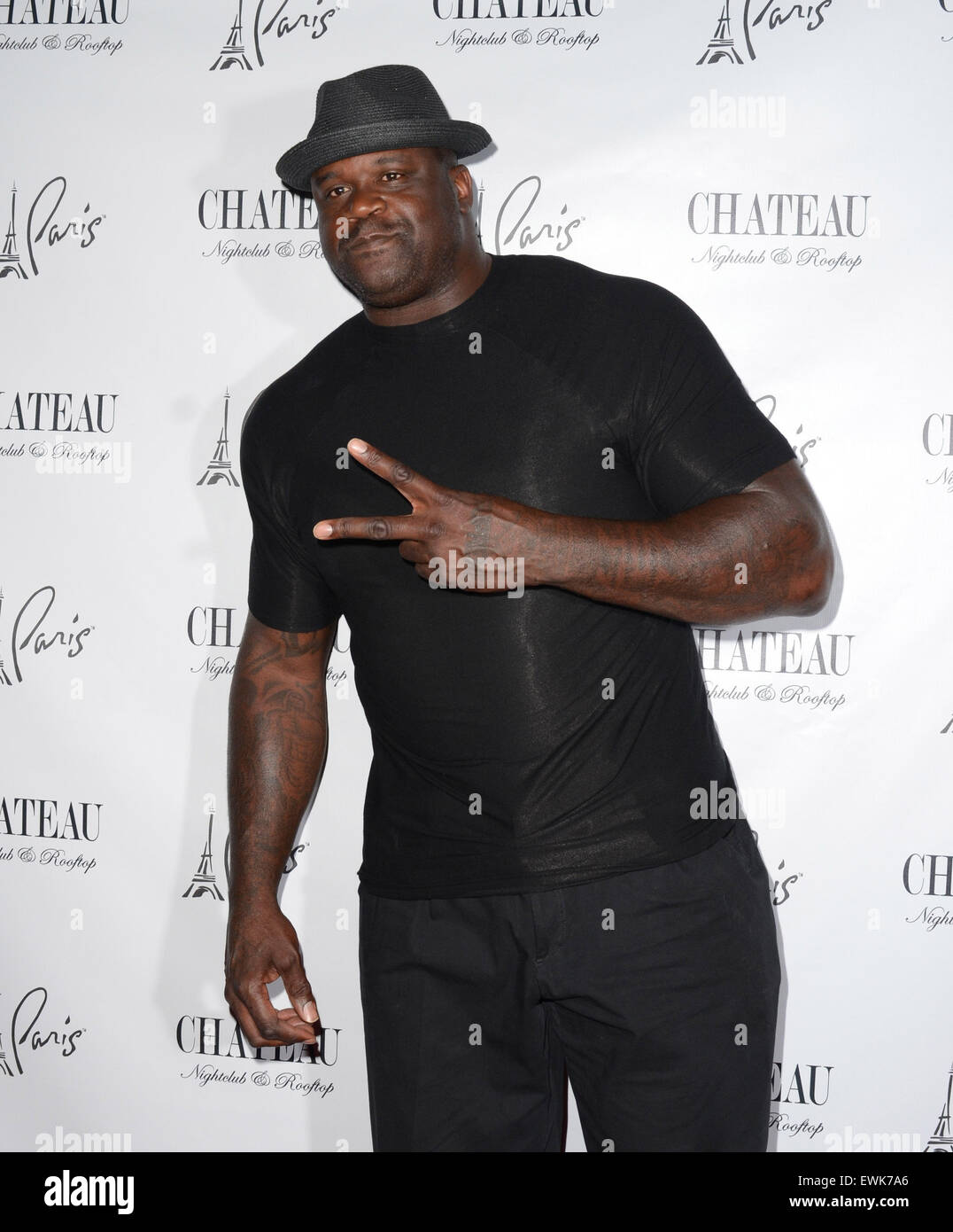 Las Vegas, Nevada, USA. 28th June, 2015. Shaquille O'Neal AKA DJ Diesel ...