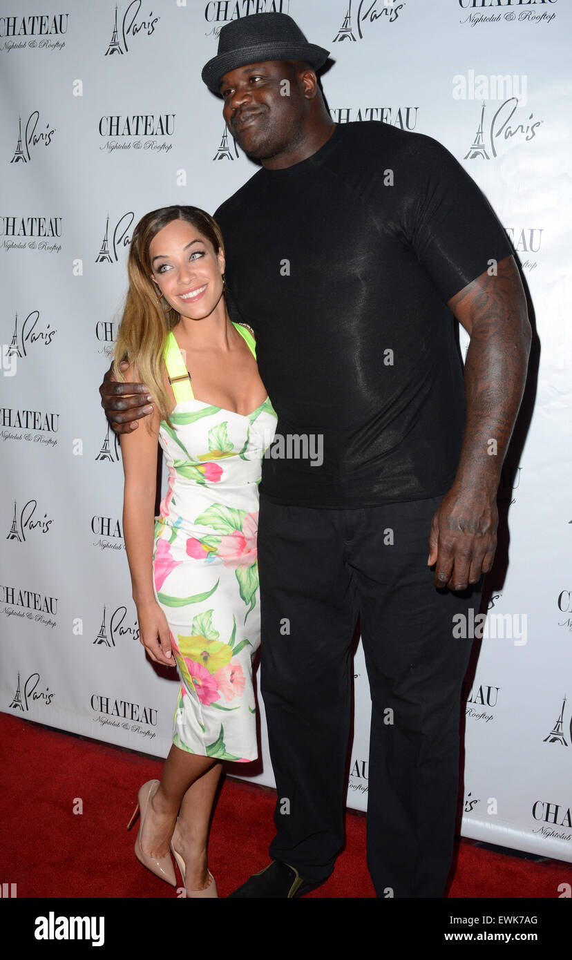 Las Vegas, Nevada, USA. 28th June, 2015. Shaquille O'Neal AKA DJ Diesel ...