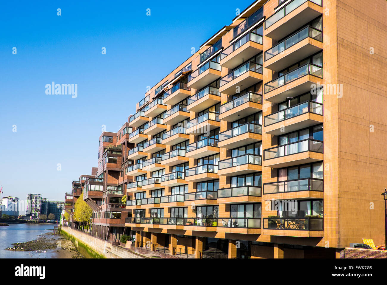 Riverside living Pimlico London, England, U.K Stock Photo - Alamy