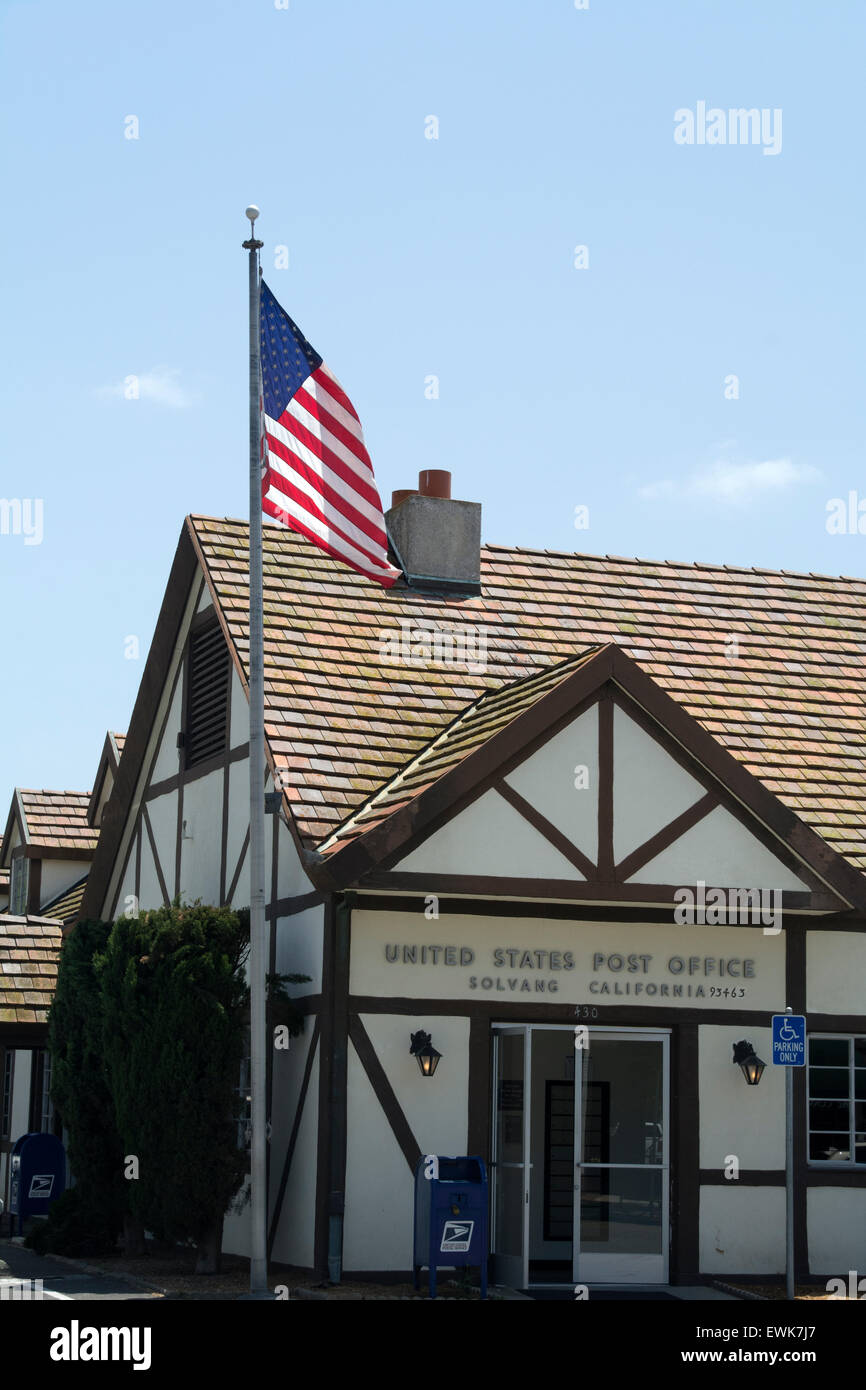 The post office in the unique "Danish" town of Solvang, California ...