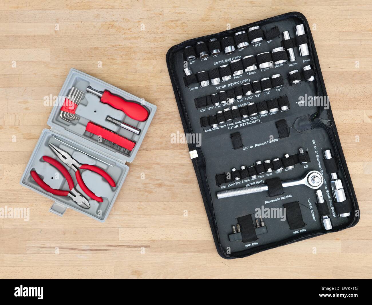 A close up shot of workshop items Stock Photo - Alamy