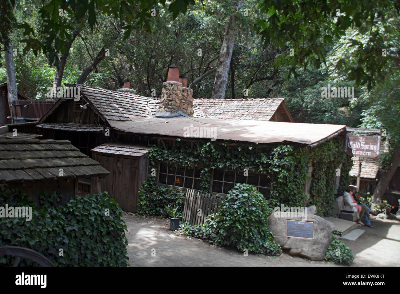 Cold Spring Tavern, a historic stagecoach stop, near Santa Barbara in ...