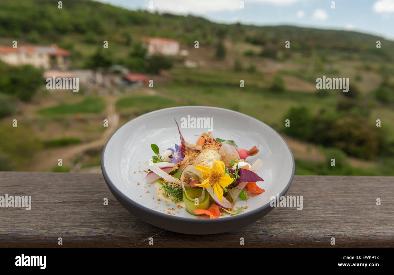 Garden salad served by "La Cooperative", the Michelin-starred ...