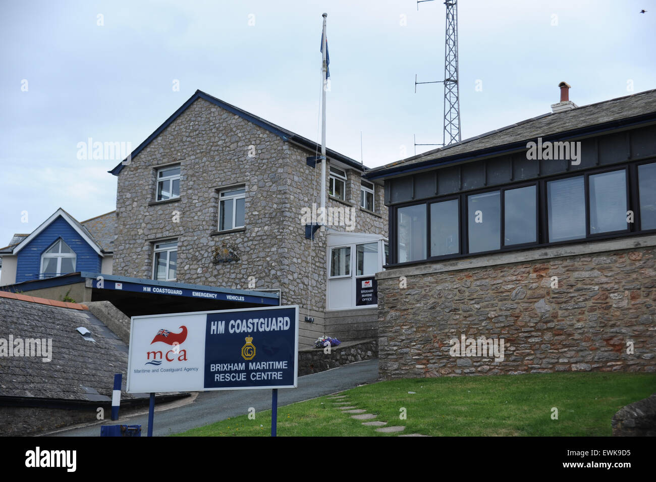 Brixham Coastguard Station Stock Photo - Alamy