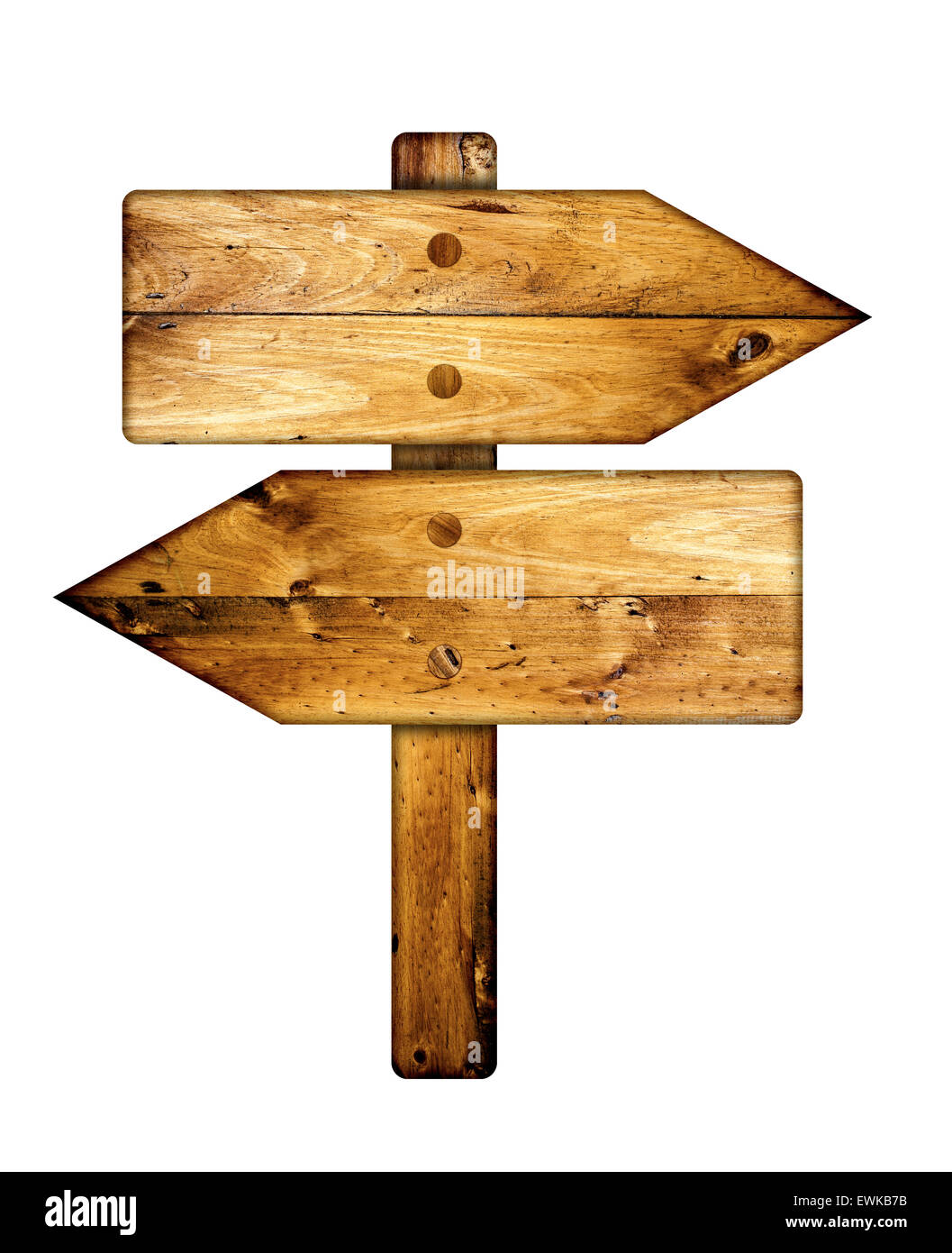 Wooden direction sign Stock Photo - Alamy