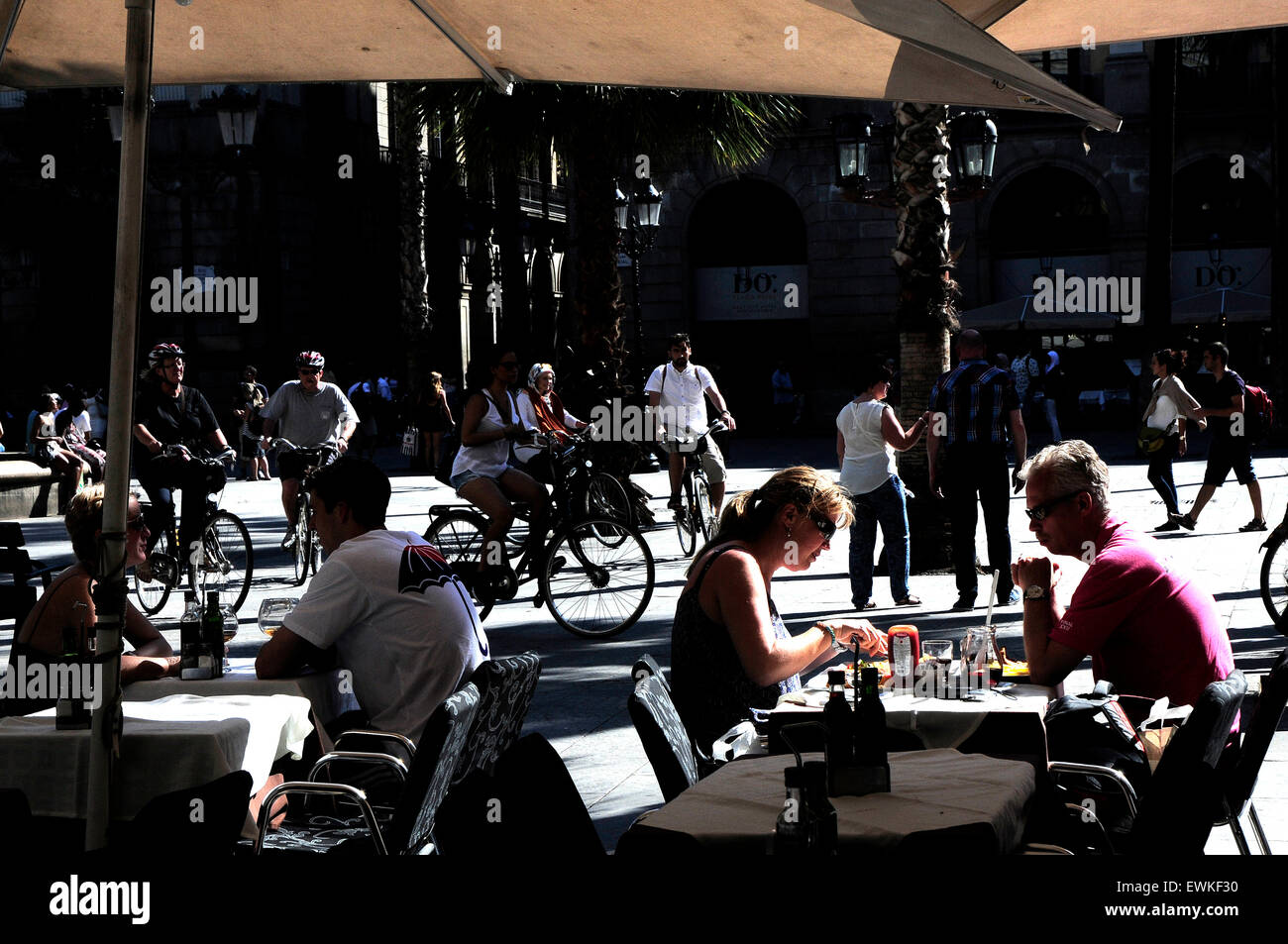 Plaza real terrace hi-res stock photography and images - Alamy