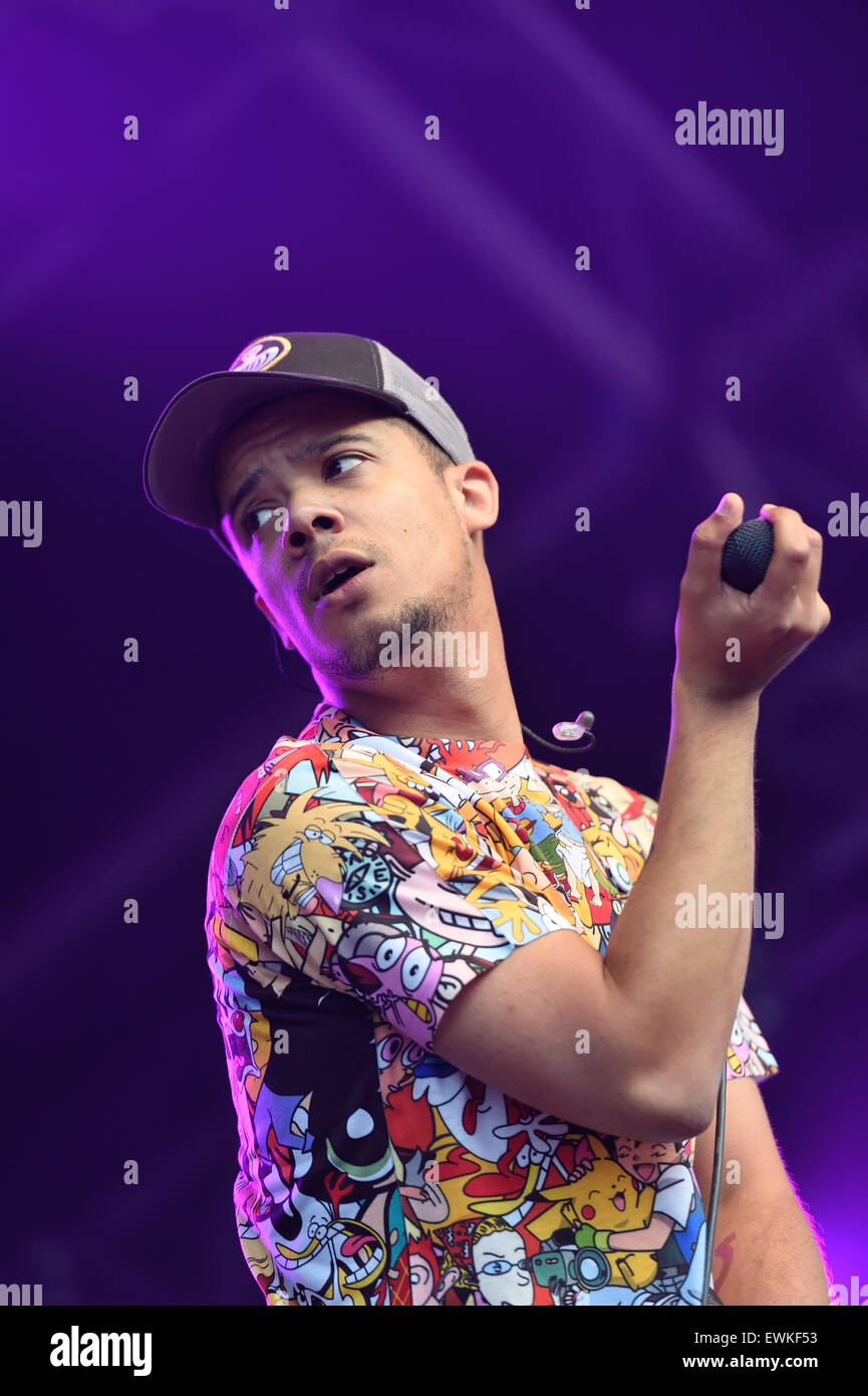 Raleigh Ritchie on stage at The Bristol Summer Series Music Festival ...