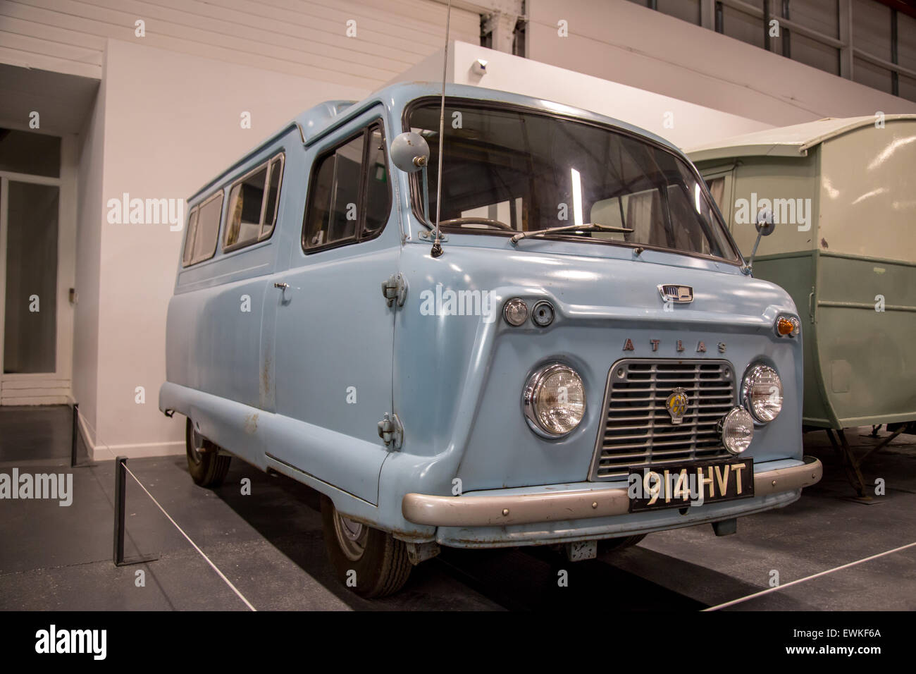 1959 Standard Atlas Camper Van on display at Coventry Transport Museum ...