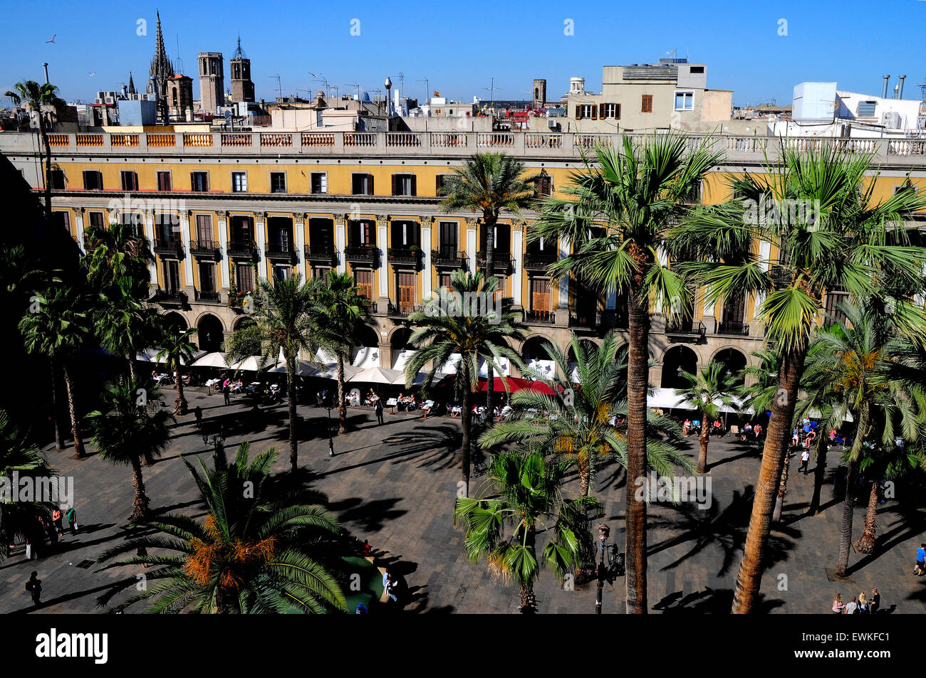 Plaza Real, Barcelona. Spain Stock Photo - Alamy
