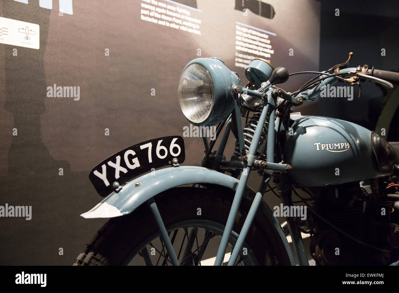 1944 triumph 3hw motorcycle hi-res stock photography and images - Alamy