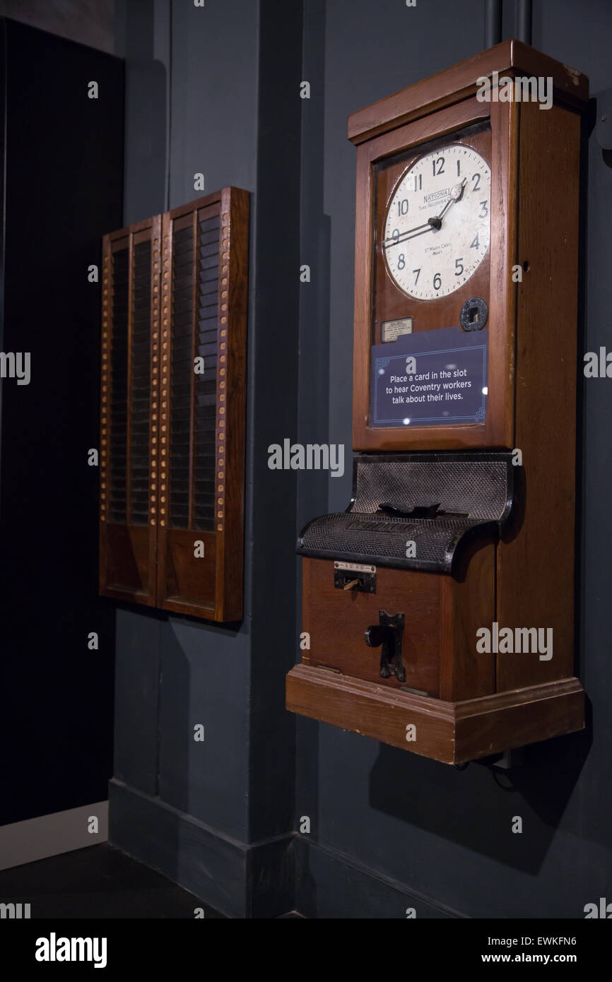 Old time punch clock hi-res stock photography and images - Alamy