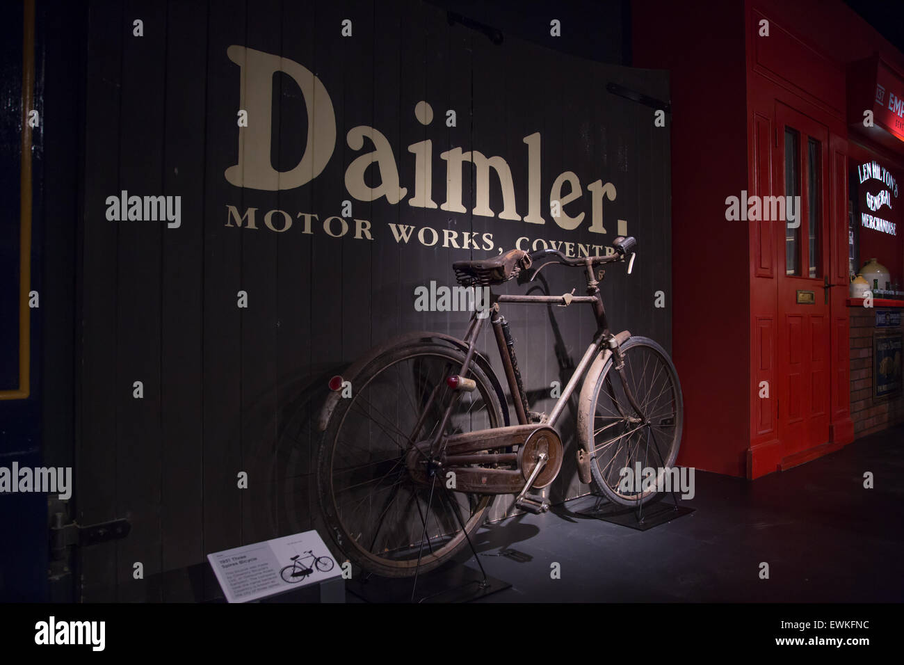 Daimler Motor works coventry sign Coventry Stock Photo - Alamy