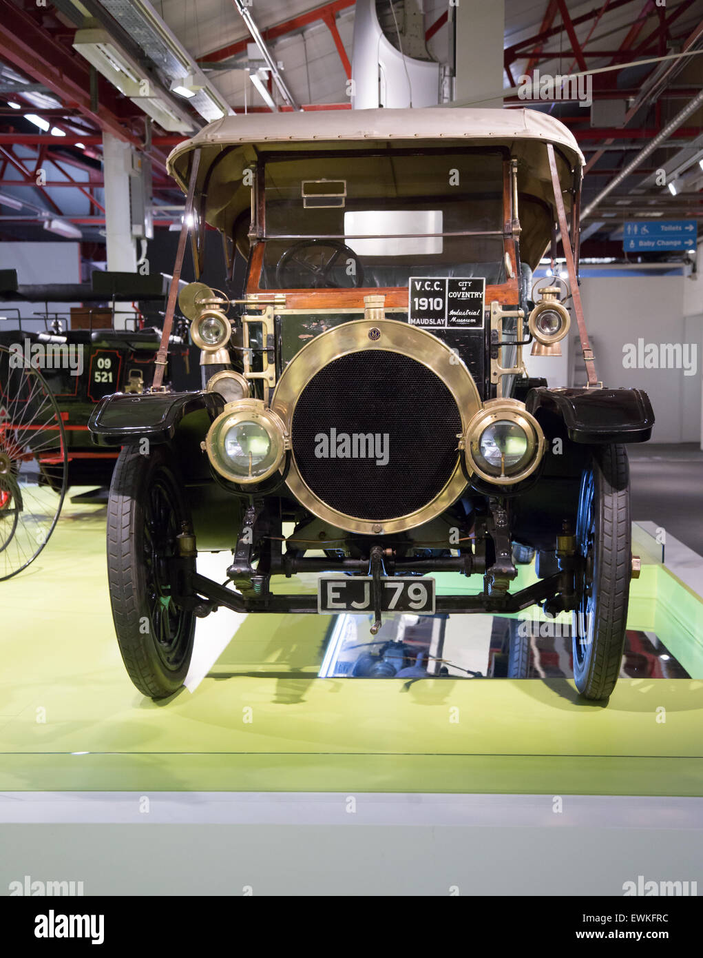 1910 Maudsley 32hp Tourer on display at Coventry Transport Museum Stock ...
