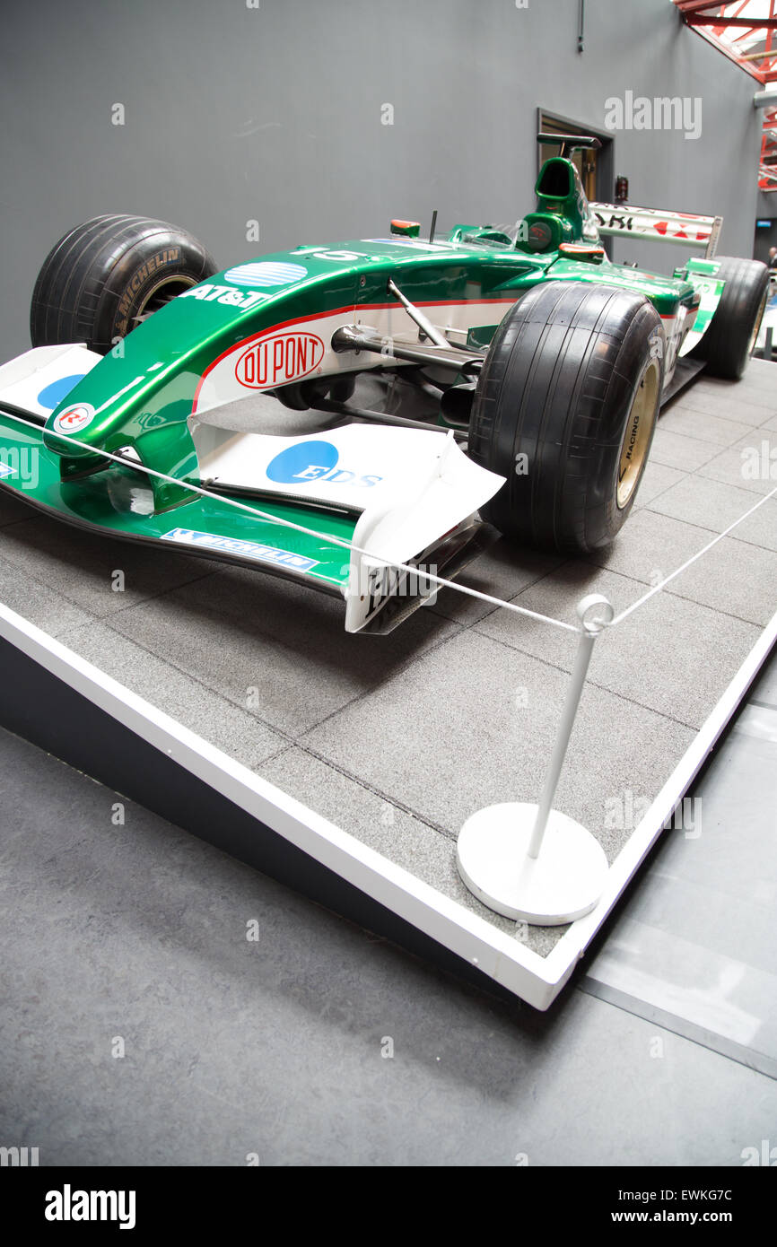 Jaguar Formula One car on display at Coventry transport Museum Stock ...
