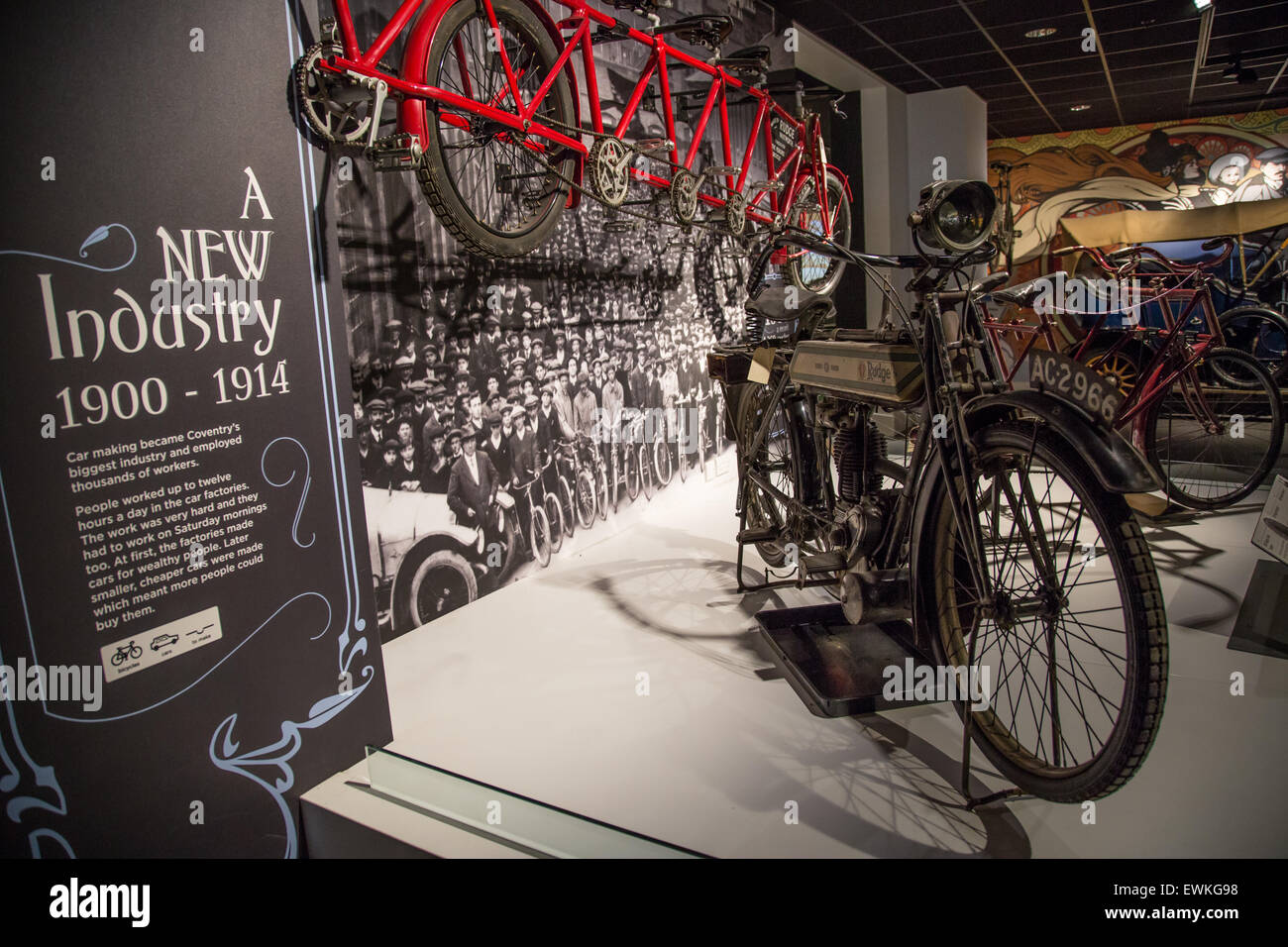 Six horsepower 1913 Rudge solo motorcycle classic motorcycle Stock ...