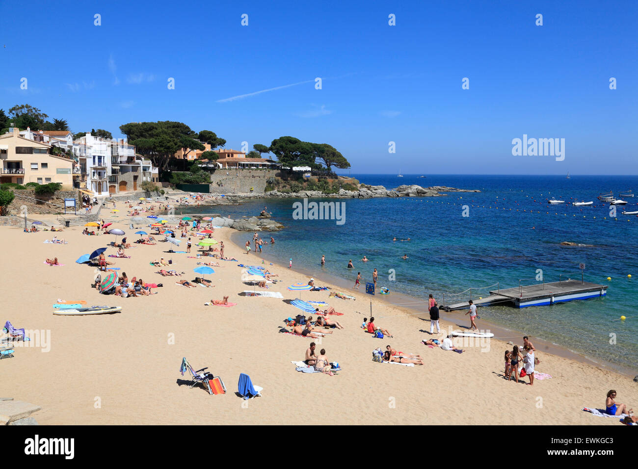 Calella de Palafrugell beach, Costa Brava, Catalonia, Spain, Europe ...