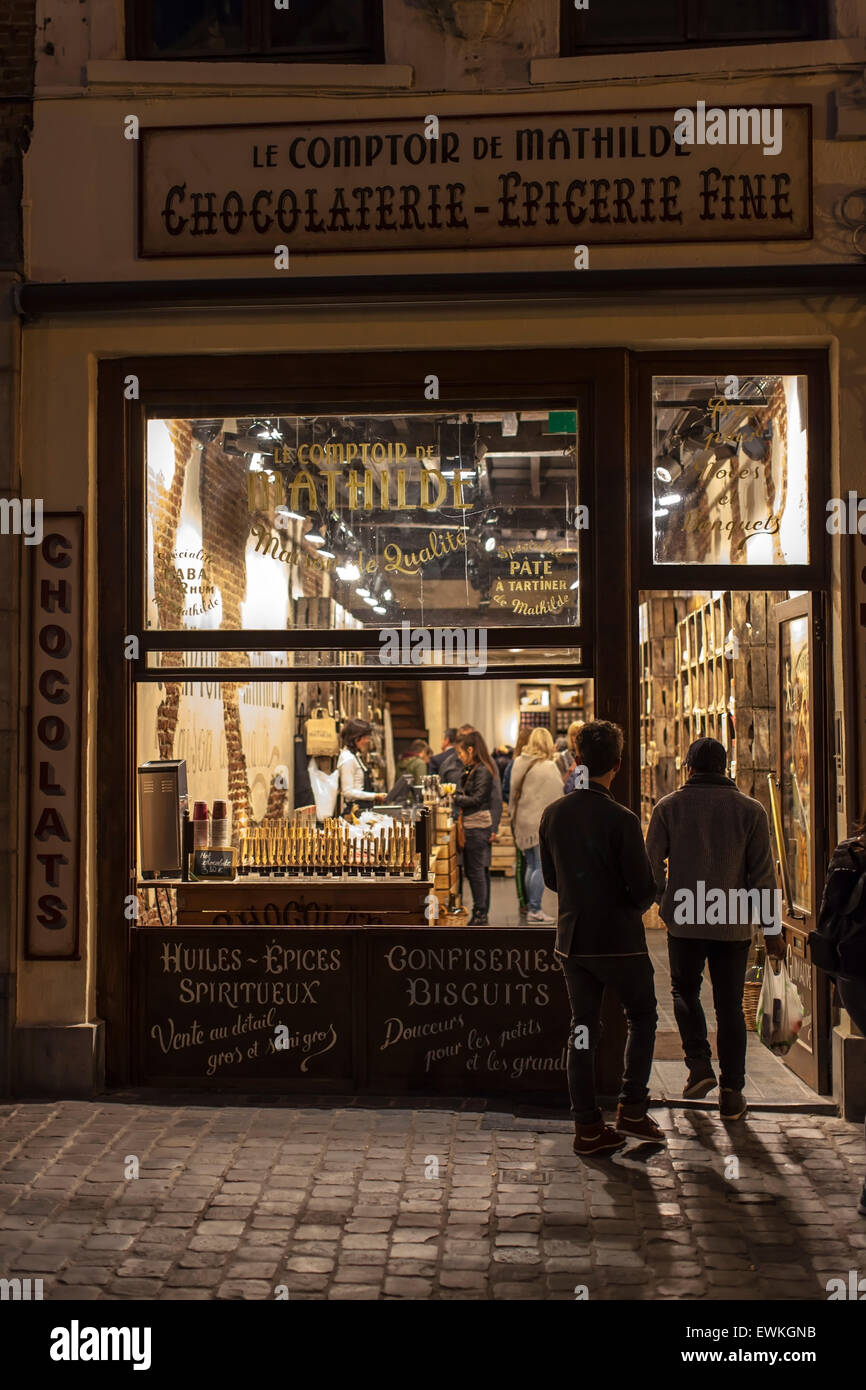Le Comptoir de Mathilde, Brussels, Belgium Stock Photo - Alamy