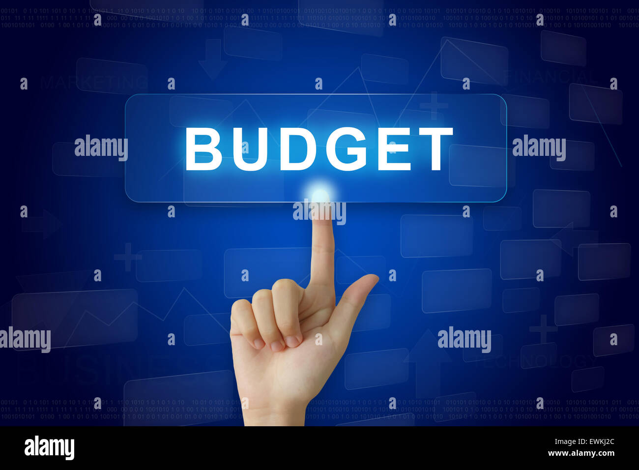 Budget button hi-res stock photography and images - Alamy