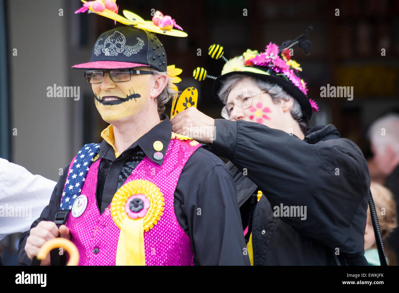 Molly dancer female woman folk hi-res stock photography and images - Alamy
