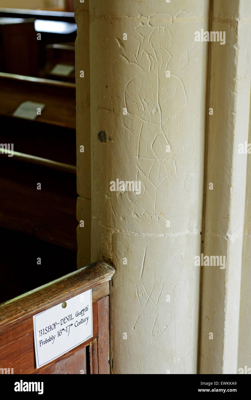 Medieval church graffiti england hi-res stock photography and images ...