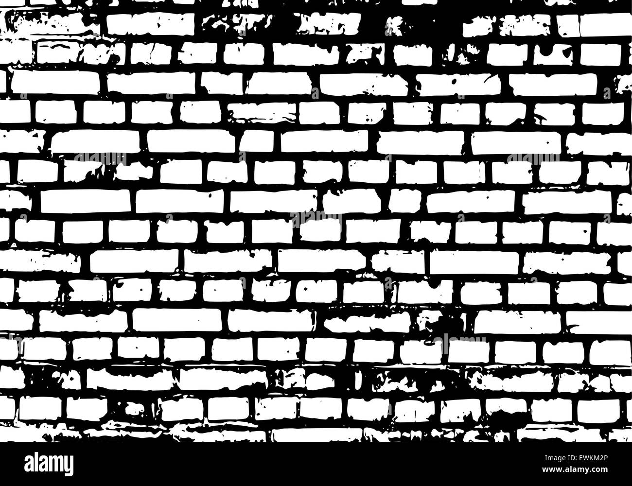 Old brick wall without cement Black and White Stock Photos & Images - Alamy