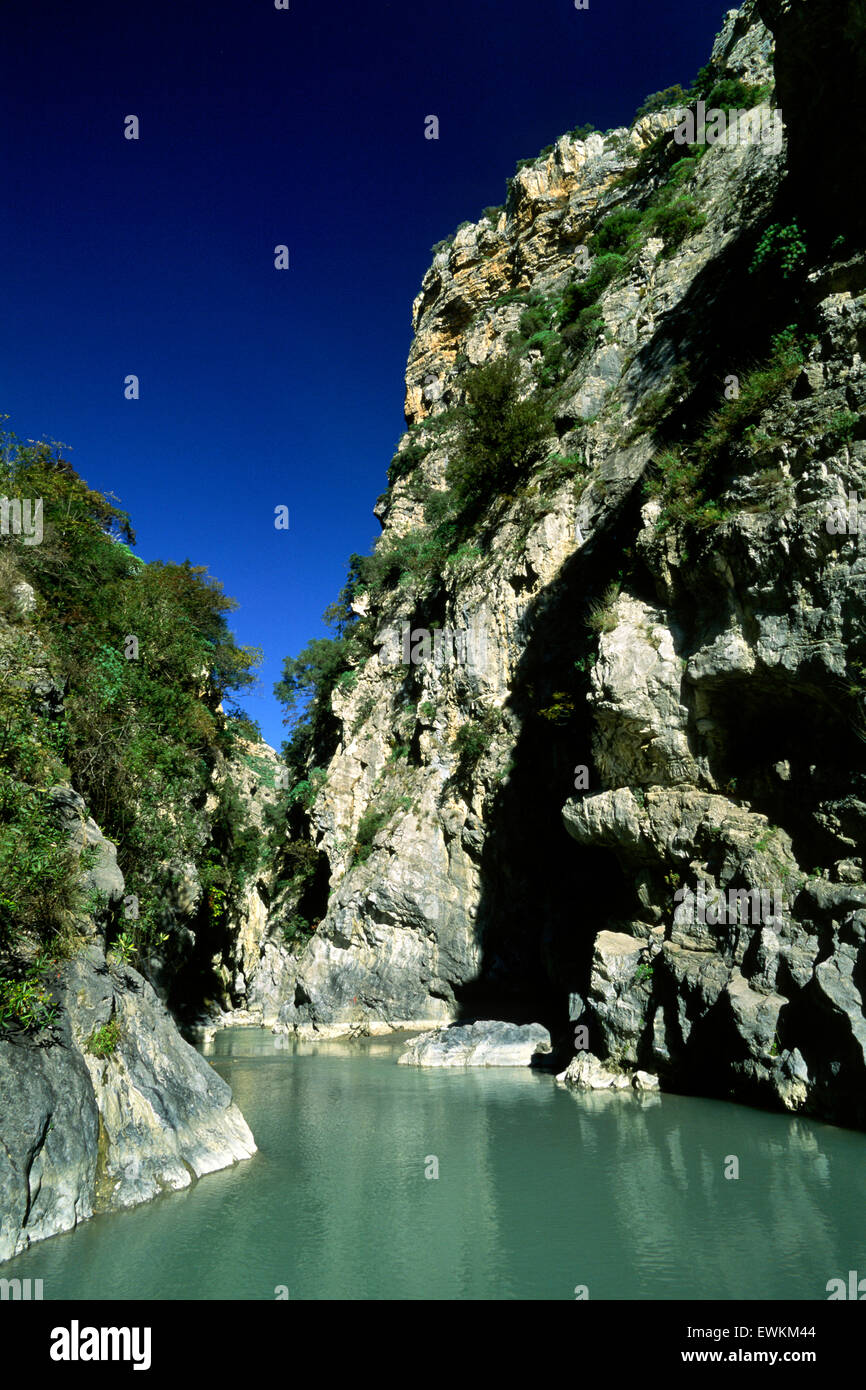 Italy, Calabria, Pollino National Park, Raganello gorges Stock Photo ...