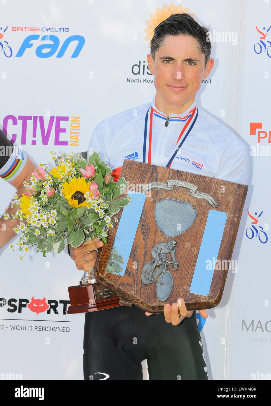 Lincoln, UK. 28th June, 2015. WINNER Peter Kennaugh of Team SKY . The ...