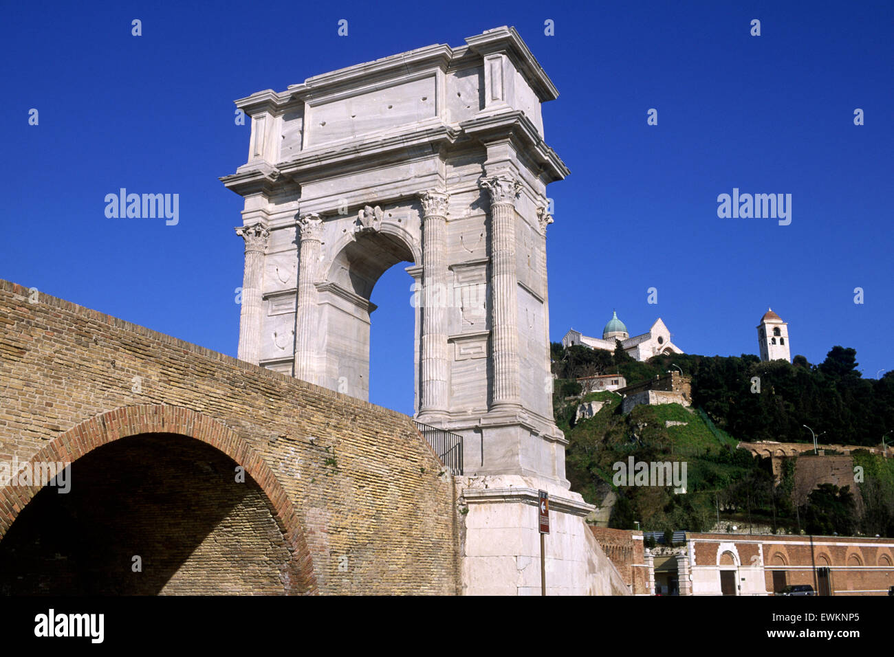 Ancona and the arches of trajan hi-res stock photography and images - Alamy