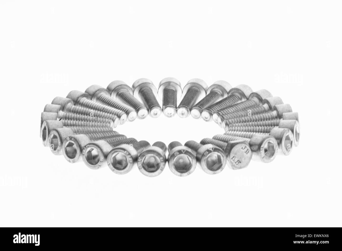 Ring of bolts Stock Photo - Alamy