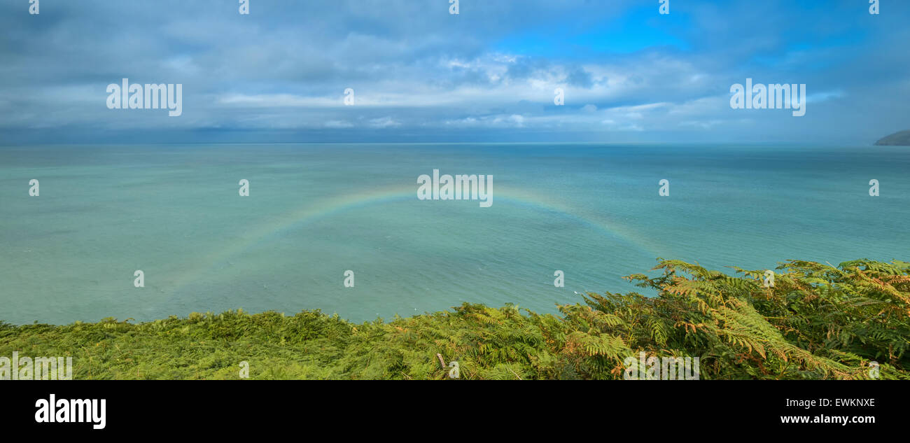 Rainbow over wales hi-res stock photography and images - Alamy