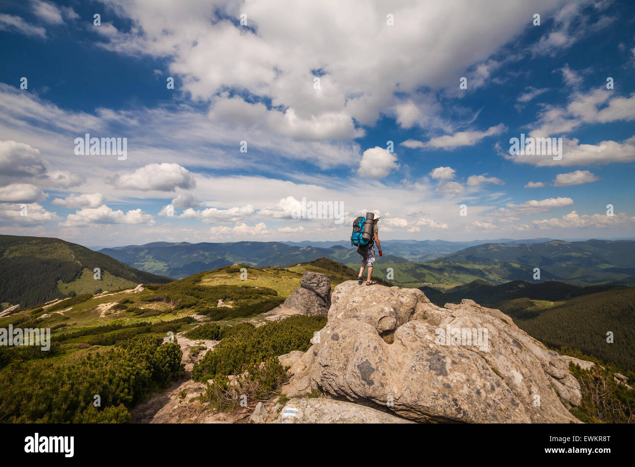 panorama view of the mountains and cliffs, Ukraine Stock Photo - Alamy