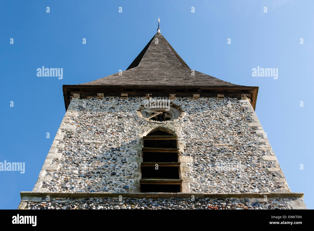 Ickham, England. 14th century village Church of Saint John the ...