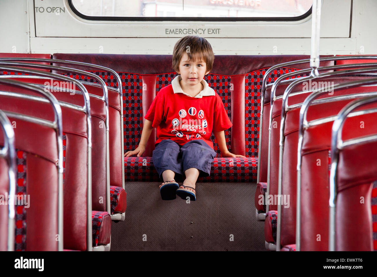 Sitting alone, school bus hi-res stock photography and images - Alamy