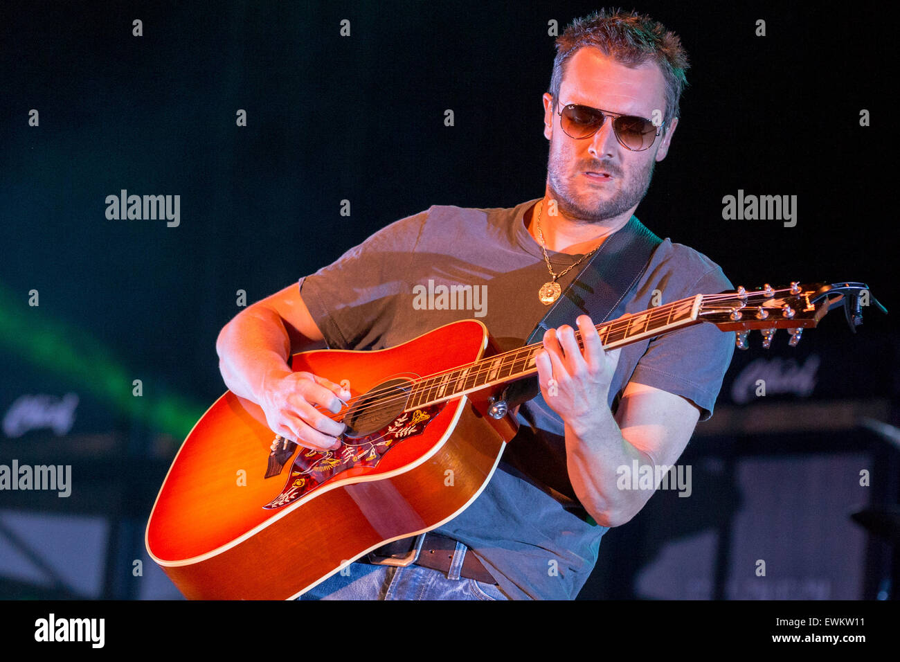 Oshkosh, Wisconsin, USA. 26th June, 2015. Country musician ERIC CHURCH ...