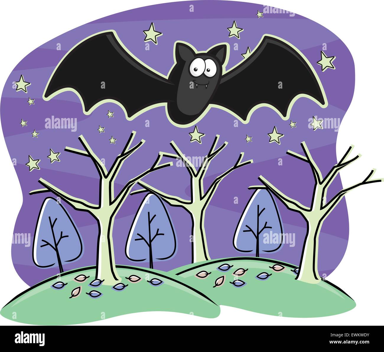 Cartoon bat hi-res stock photography and images - Alamy