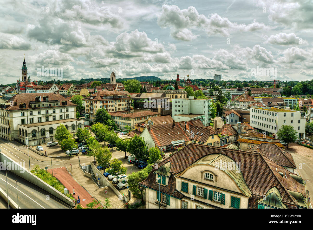 May 2015, urban capture of Frauenfeld (Switzerland), HDR-technique ...