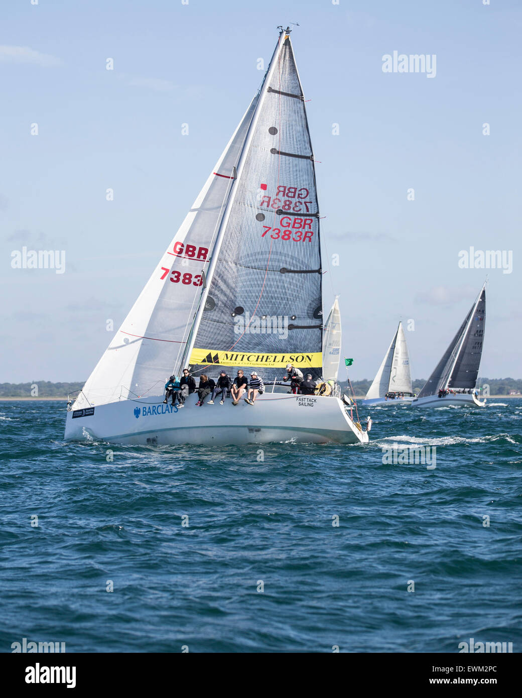 UK. 27th June, 2015. Clipper Reflex 38 GBR 7383R "Fast Tack Sailing ...