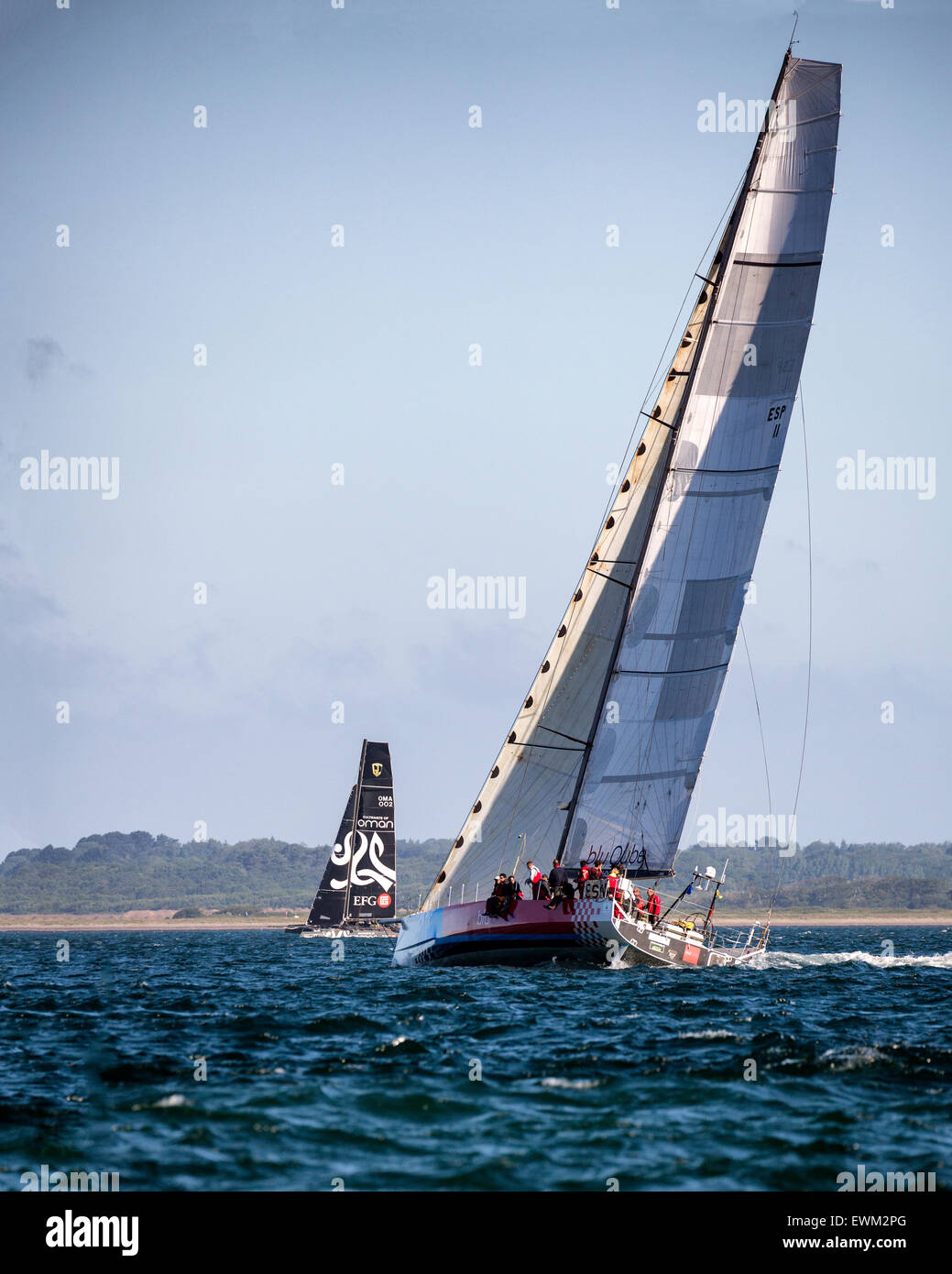 Grand Soleil 56 yacht "Shine" (nearer) owned by Giles Redpath, and ...