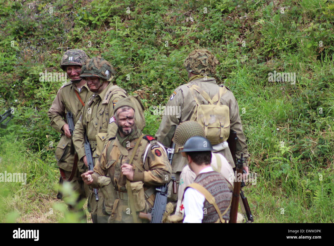 Severn Valley Steam Railway 1940's Weekend mock ww2 battles, steam ...