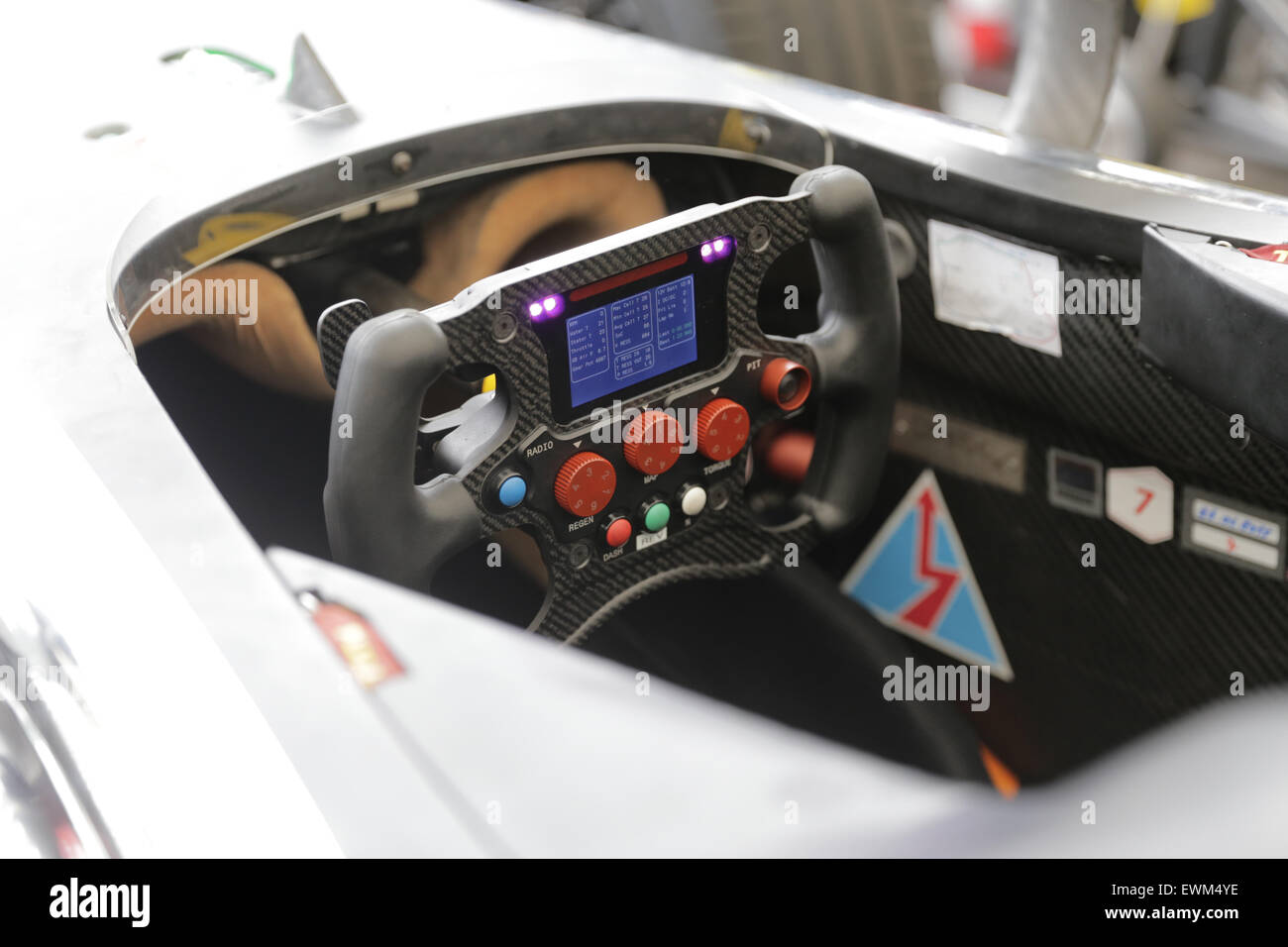 Formula e steering wheel hi-res stock photography and images - Alamy