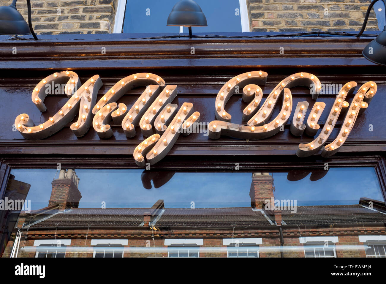 Nelly Duff Shop Sign Columbia Road Market London Stock Photo - Alamy