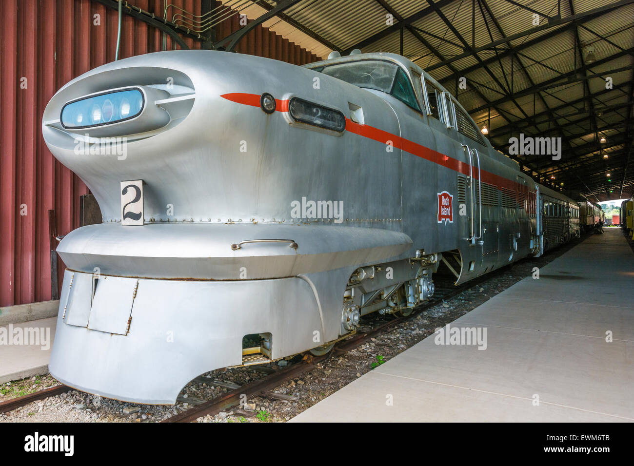 Wisconsin, Green Bay, National Railroad Museum, Aerotrain c.1955 ...