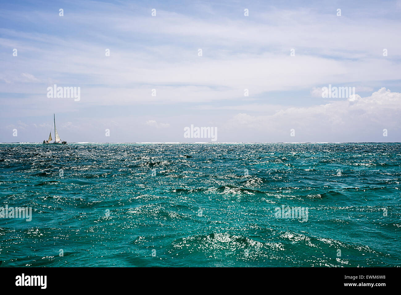 The Caribbean Belize Stock Photo - Alamy