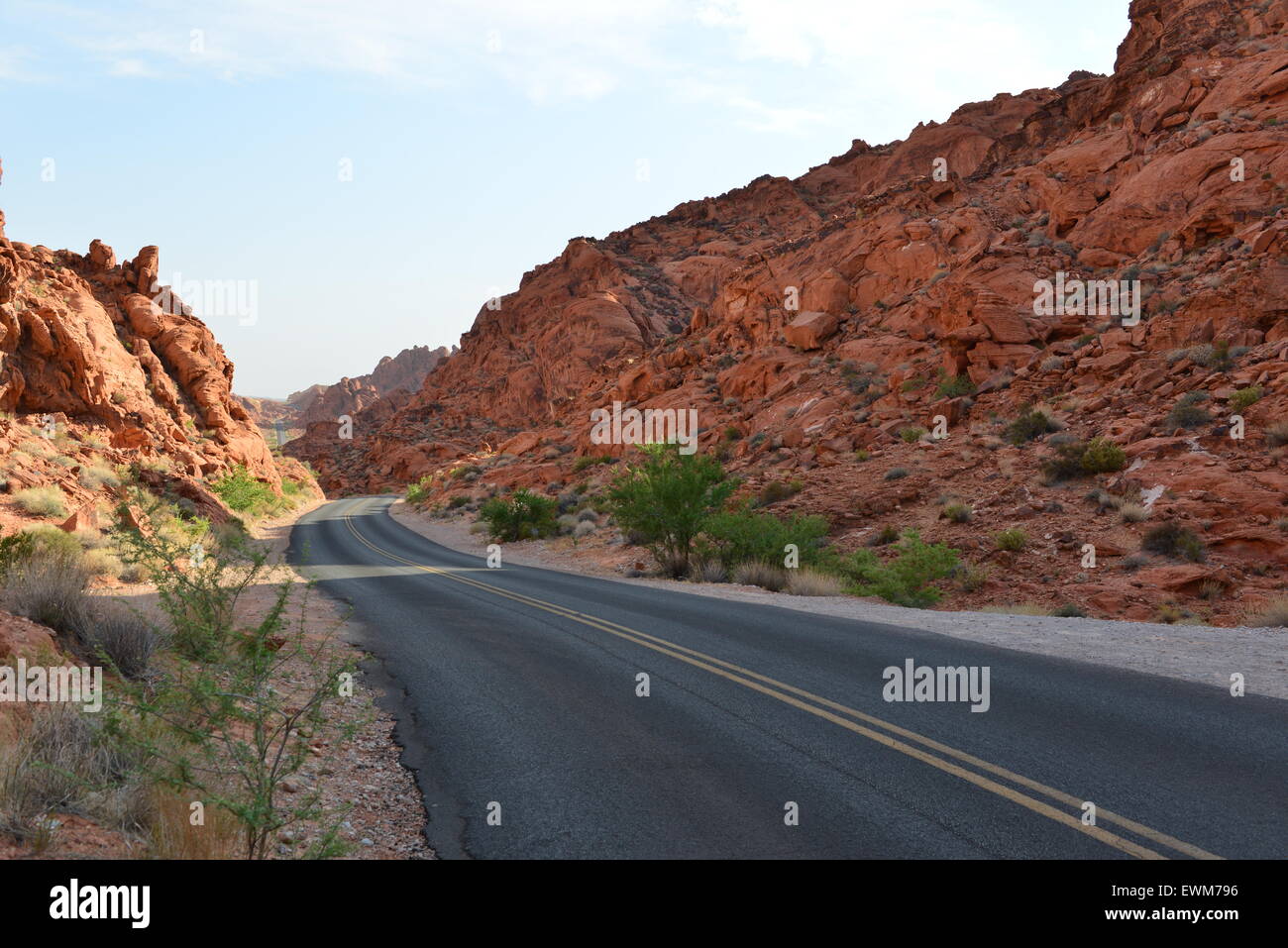 Valley of fire in Nevada, USA Stock Photo - Alamy