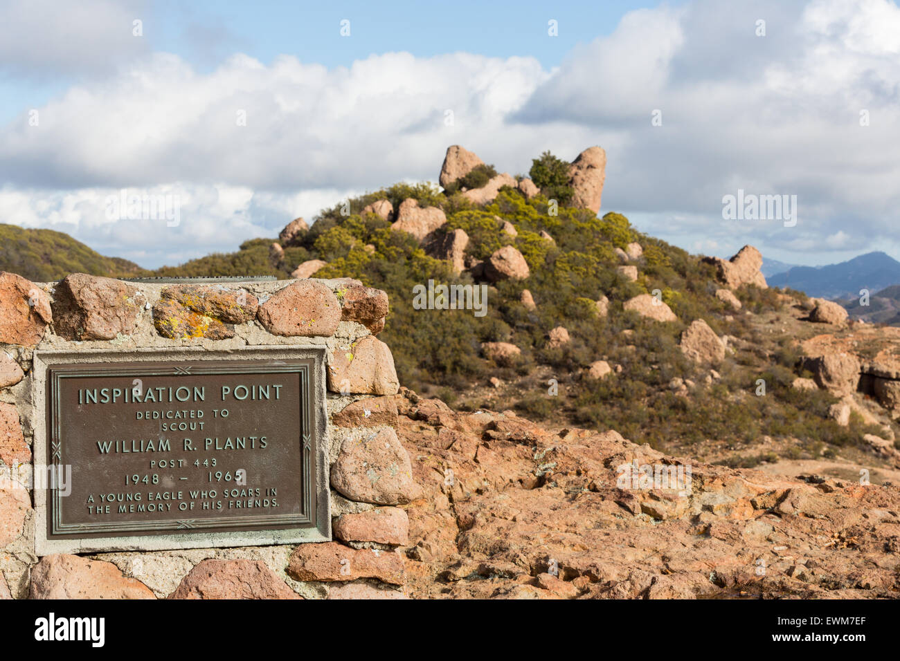 Inspiration point santa monica hi-res stock photography and images - Alamy