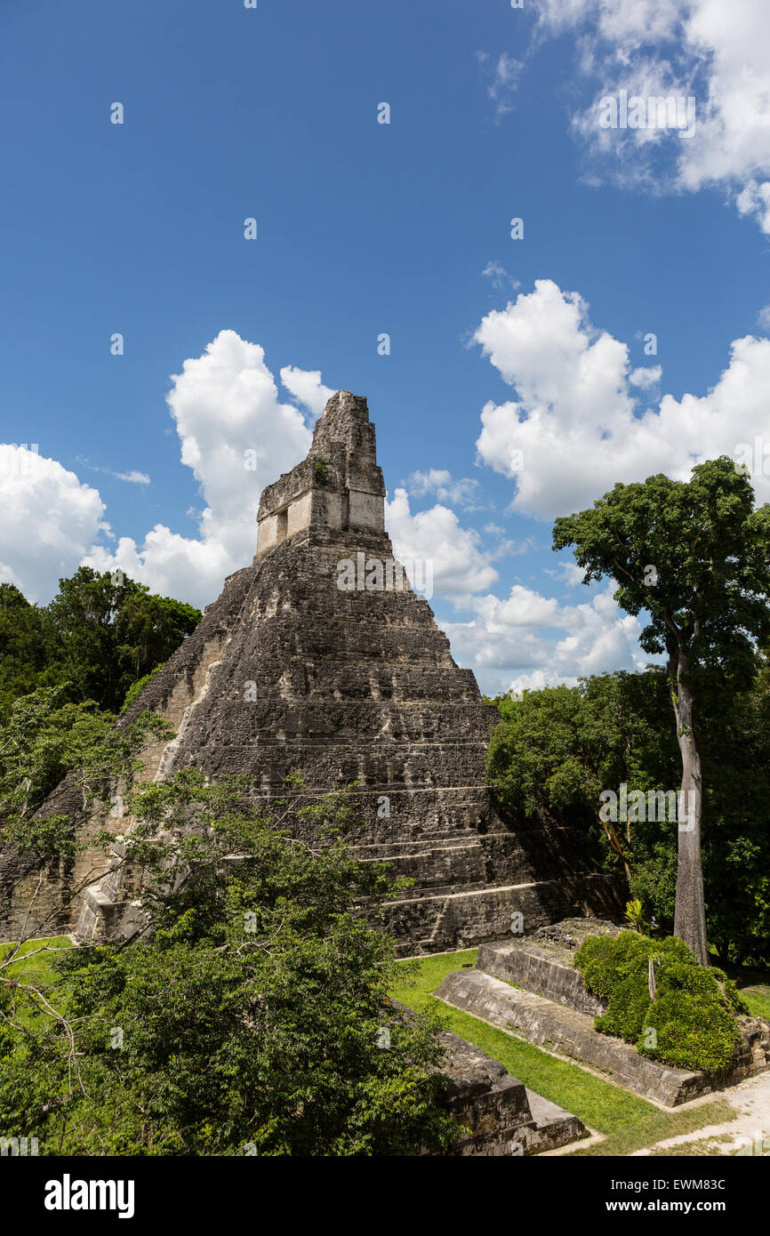 A view of the Ancient Mayan Tikal Ruins in Guatemala Stock Photo - Alamy