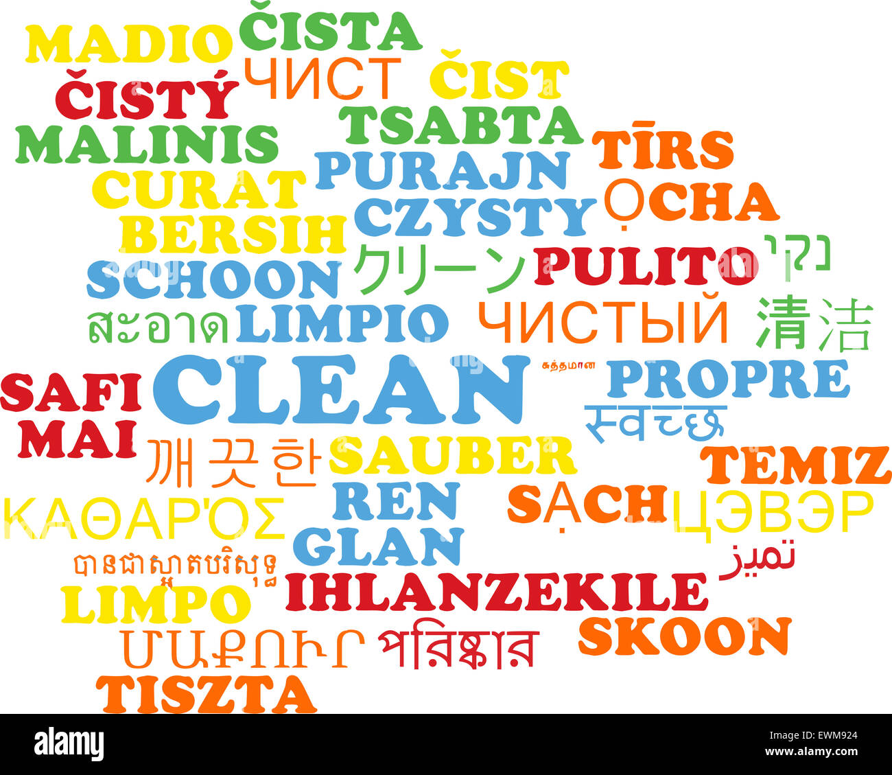 Language status Cut Out Stock Images & Pictures - Alamy