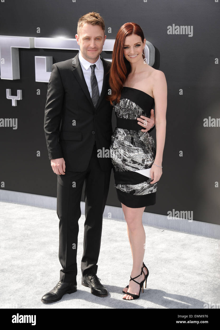 Los Angeles, California, USA. 28th June, 2015. Chris Hardwick, Lydia ...