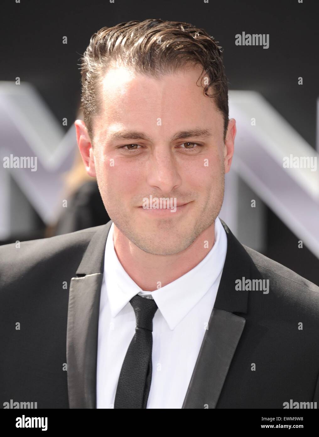 Los Angeles, CA, USA. 28th June, 2015. Kyle Clements at arrivals for TERMINATOR GENISYS Premiere ...